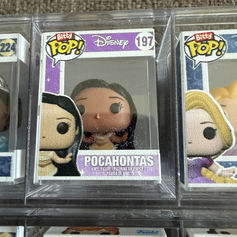 Funko Bitty Pop! Vinyl: Disney Princess - Set Of 12 With Display ...