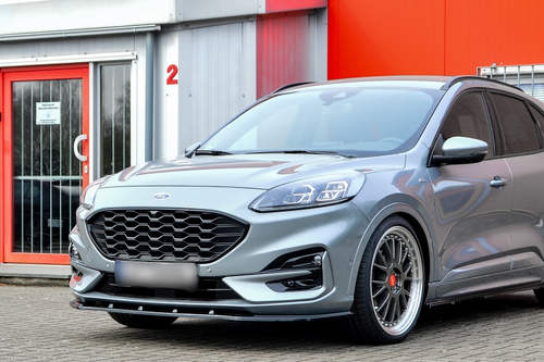 For Ford Kuga 3 DFK 2019+ Black Gloss Front Bumper spoiler skirt ...