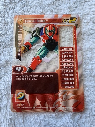 DBZ Dragon Ball GT FOIL General Rilldo 288 Hi-tech CCG Unlimited DBGT ...