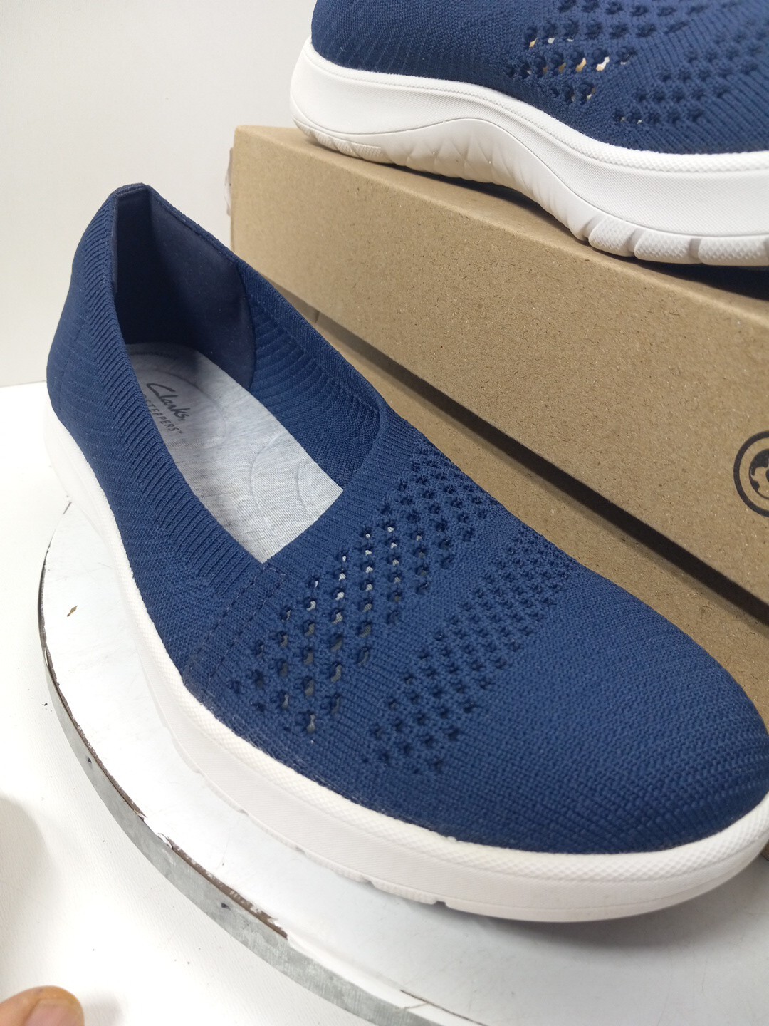 Cloudsteppers by Clarks Adella Moon Womens Sz 9.5 Wide Slip-on Shoes ...