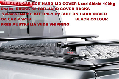 ALL DUAL CAB HARD COVER LID Load Shield Rack Kits PAIR Load capacity of ...