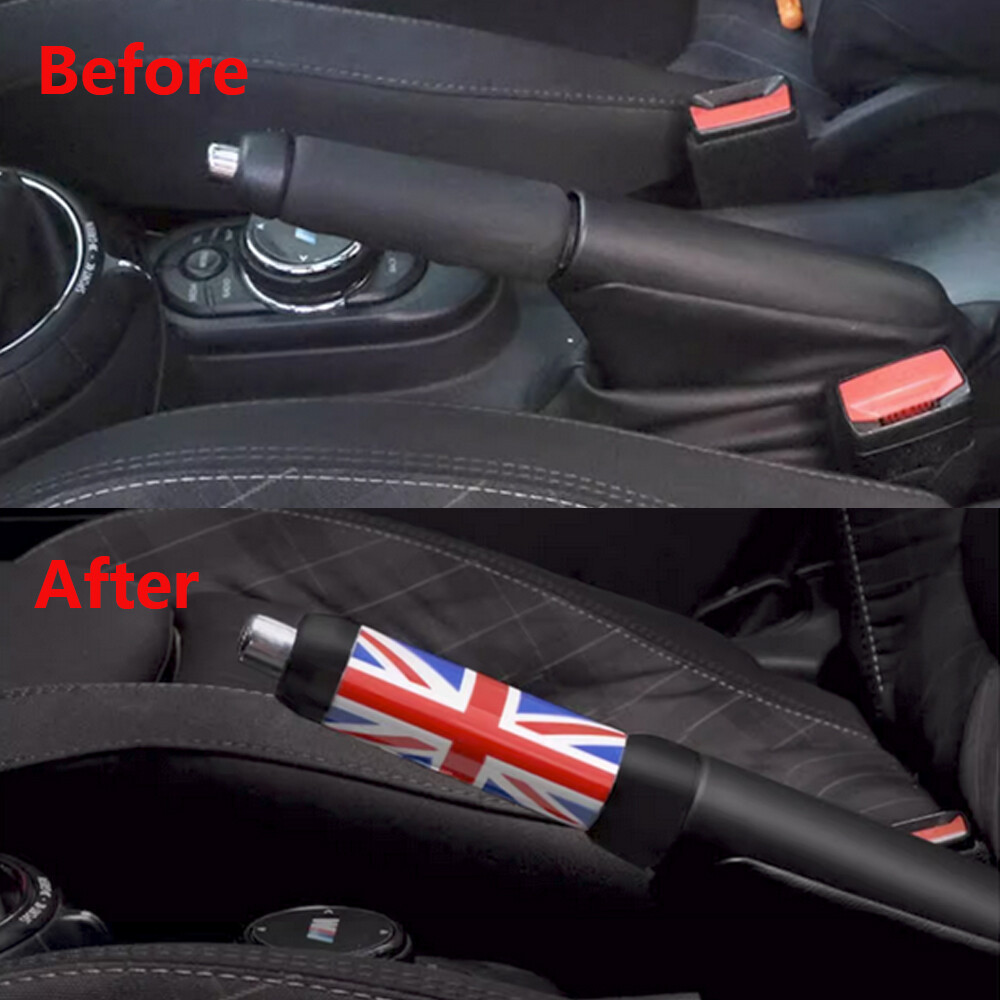 Union Jack Car Handle Hand Brake Cover For Cooper R55 R56 R57 R58 R59 ...