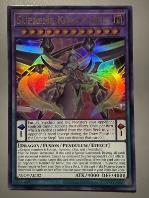YUGIOH SUPREME KING Z-ARC (PENDULUM) ASIA ENGLISH EDITION AGOV-AE102 ...