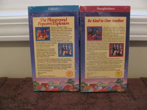 Quigley's Village : PATIENCE & THOUGHTFULNESS ~VHS Tapes~ New Factory ...