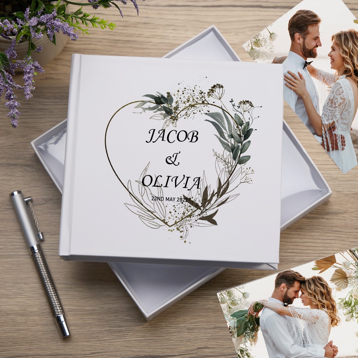 Personalized wedding album 60 photos - Astyledwedding.com