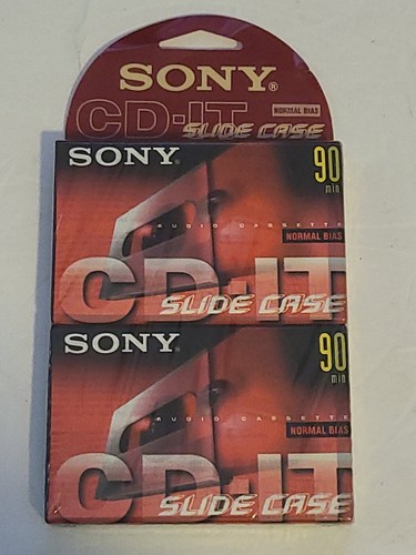 Sony Slide Case 90 Minute CD-IT Audio Cassettes | eBay