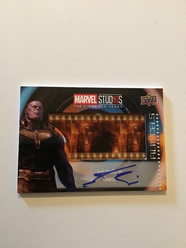 2019 Marvel First Ten Years AUTO Autograph Brolin Thanos Film Cels | eBay