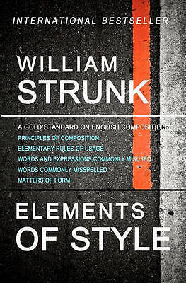 Elements of Style by William Strunk Jr. (2010, Trade Paperback) for ...