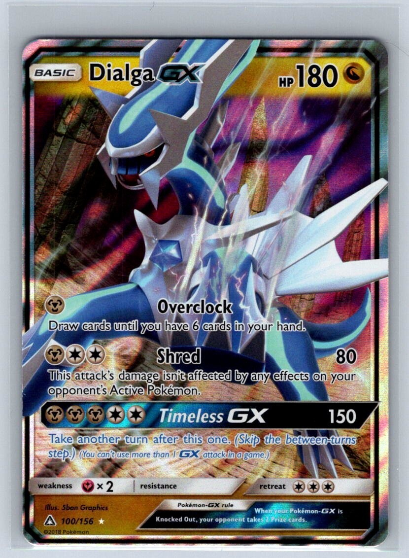 Pokemon Dialga GX Ultra Rare Ultra Prism 100/156 NM | eBay