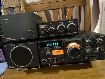 Power Only - TRIO TS-120V HF Band CW/SSB 10W Transceiver Amateur Ham ...