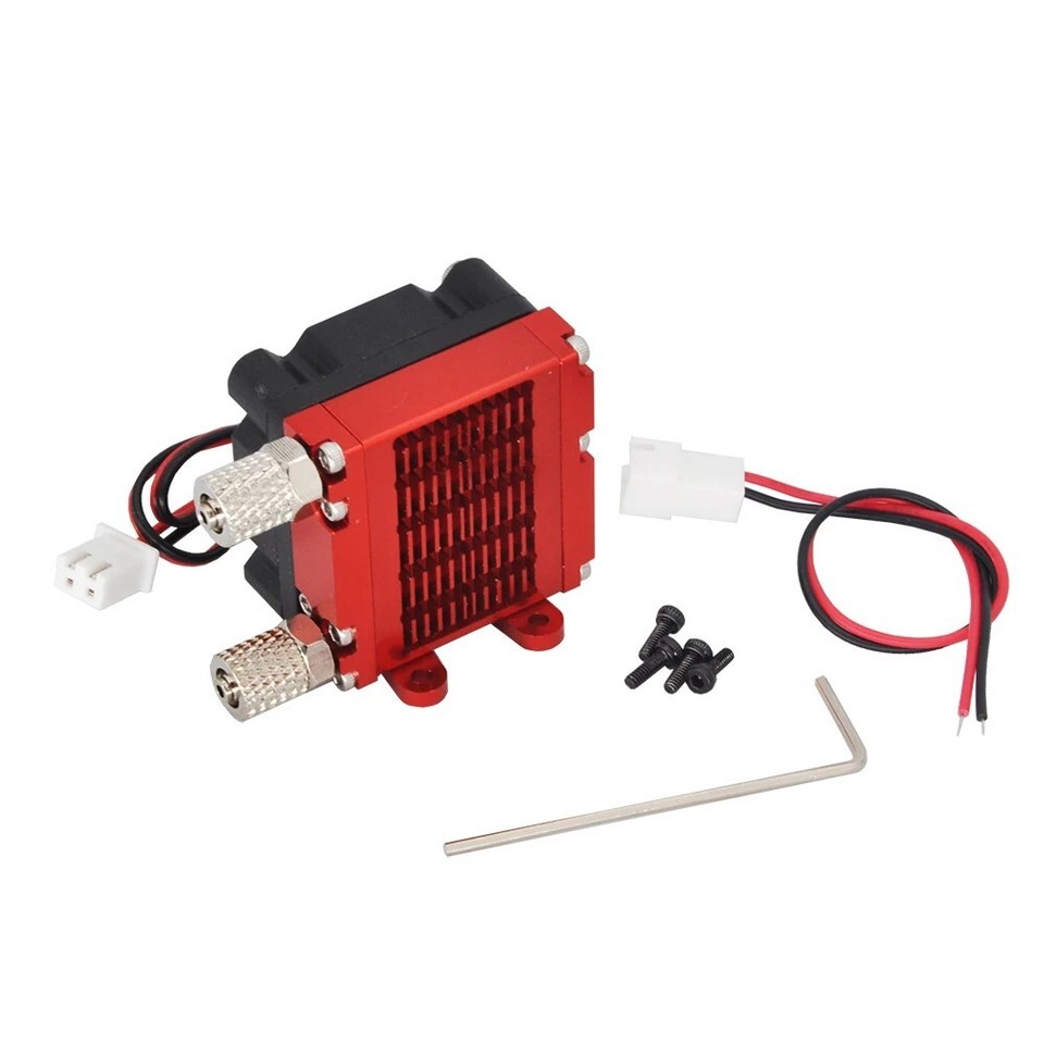 Mini Red Hydraulic Radiator Metal CNC For EC160E E011 K336GC RC ...