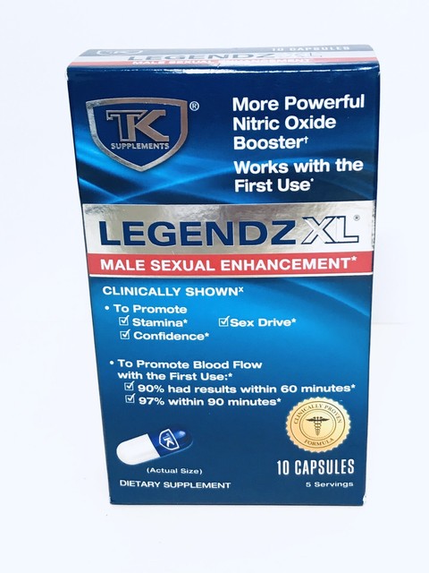 TK Supplements Legendz XL Male Sexual Enhancement 10 Capsules Exp 2021 ...
