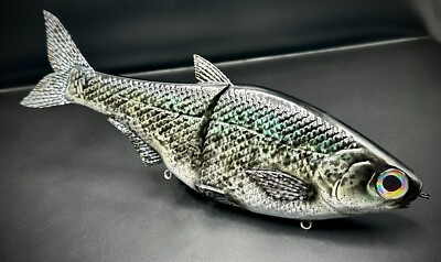 HINKLE SHAD CLONE CUSTOM PAINTED BLACK CRAPPIE SWIMBAIT 🎣 🔥📈 | eBay