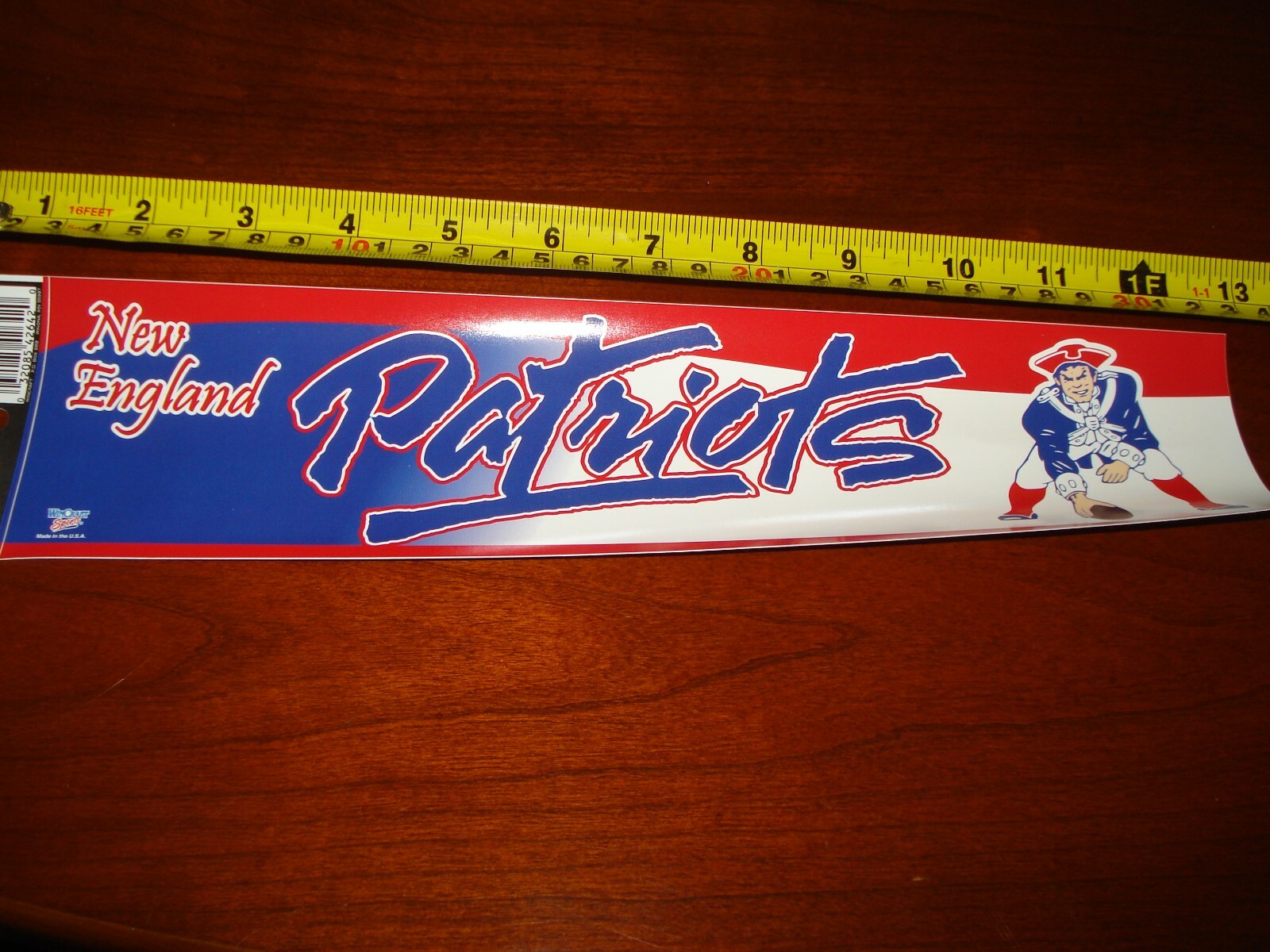 NFL New England Patriots Old Throwback Logo BUMPER STICKER | eBay