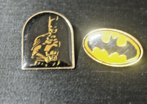 Vintage DC Comics Batman Logo Pins 1984 & 1988 Pin | eBay