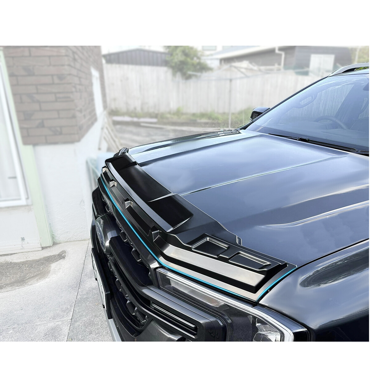 Bonnet Bra Guard Stone Protector for Ford Ranger T9 2023-2024 XL Raptor ...
