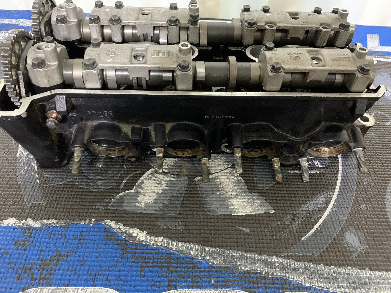 Yamaha YFZ R1 Cylinder Head Engine BL21U007A 2002 OEM | eBay