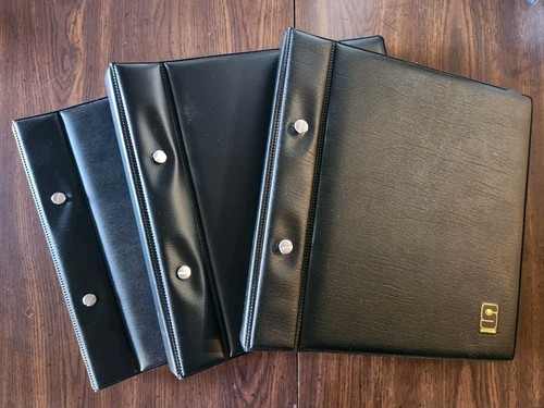 US FDC FIRST DAY COVER BLACK ALBUMS BY SHOWGARD LOT OF 3 LIGHTLY USED ...