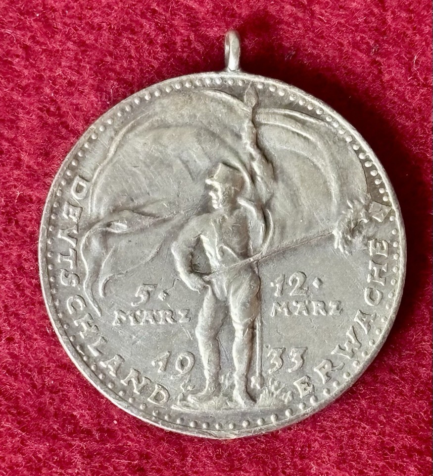 Rare 1933 ADOLF HITLER medallion | eBay