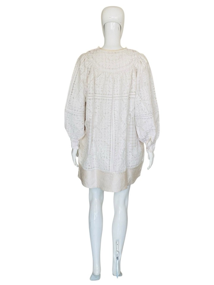 Ulla Johnson Women's Bianca Gingham Checks Floral Embroidered Short ...