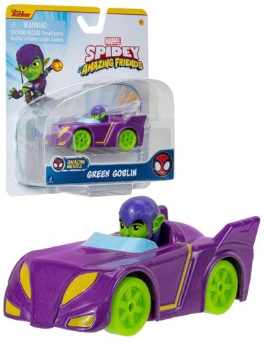Spidey Amazing Friends Spin Green Goblin Cartoon Action Figure Cars | eBay