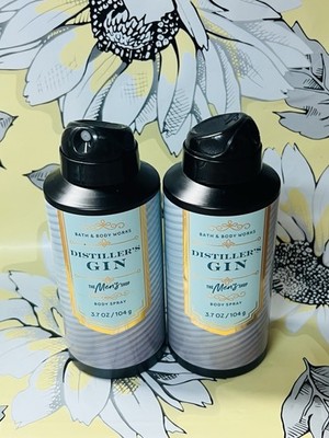 Bath & Body Works Distiller's Gin Men's Deodorizing Body Spray 3.7 oz ...