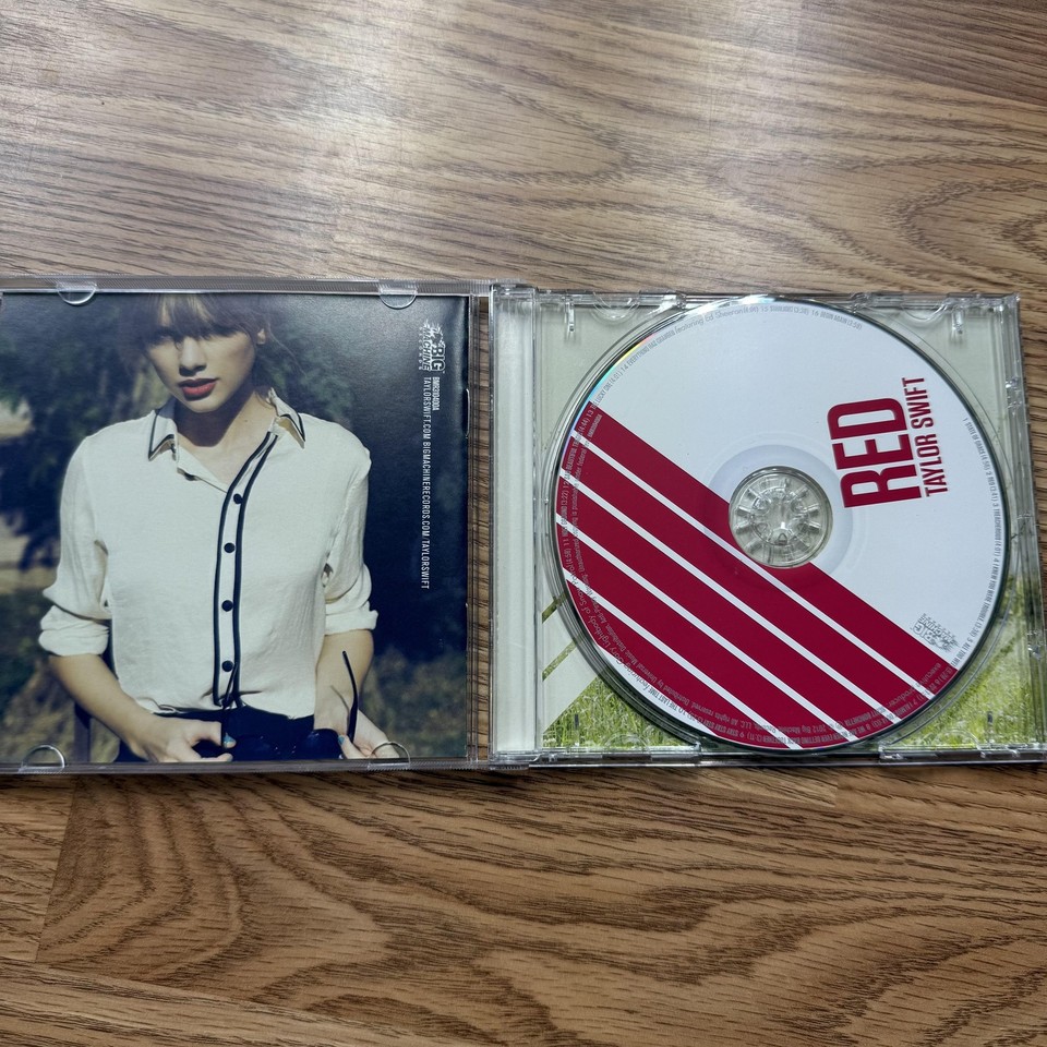 Taylor Swift Red CD Album 2012 Big Machine Pop Country Music Jewel Case ...