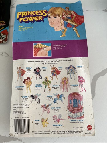 Mattel Princess of Power Bow Figure 1984 Vintage Sealed! Rare Find! | eBay