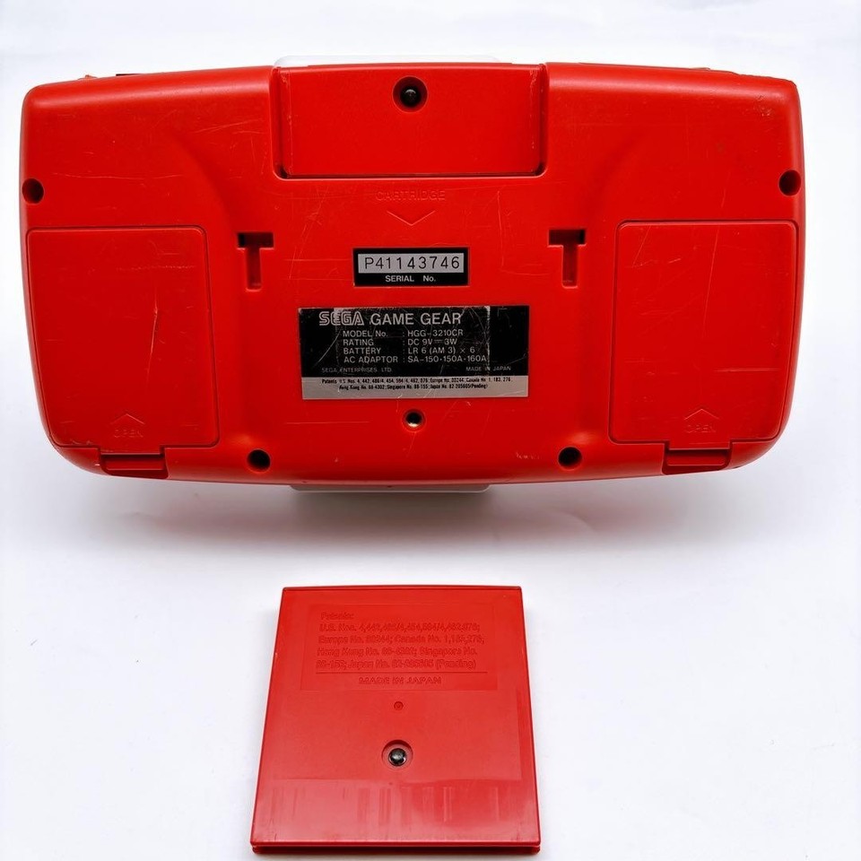 SEGA Game Gear Coca-Cola HGG-3210CR Handheld Retro Gaming Console ...