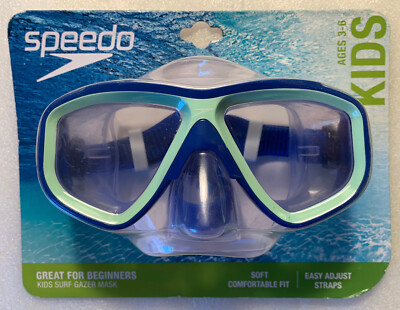 Speedo New Kids Ages 3-6 Surf Gazer Mask Soft Adjustable Fit | eBay