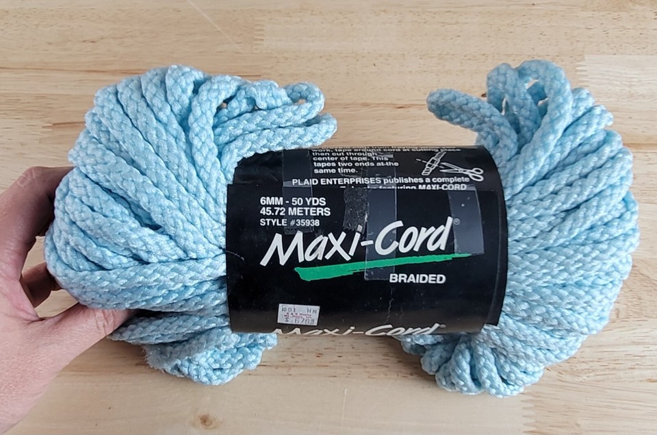Vintage Maxi Cord-Crafty Cord MACRAME CORD 4mm-6mm You Choose | eBay