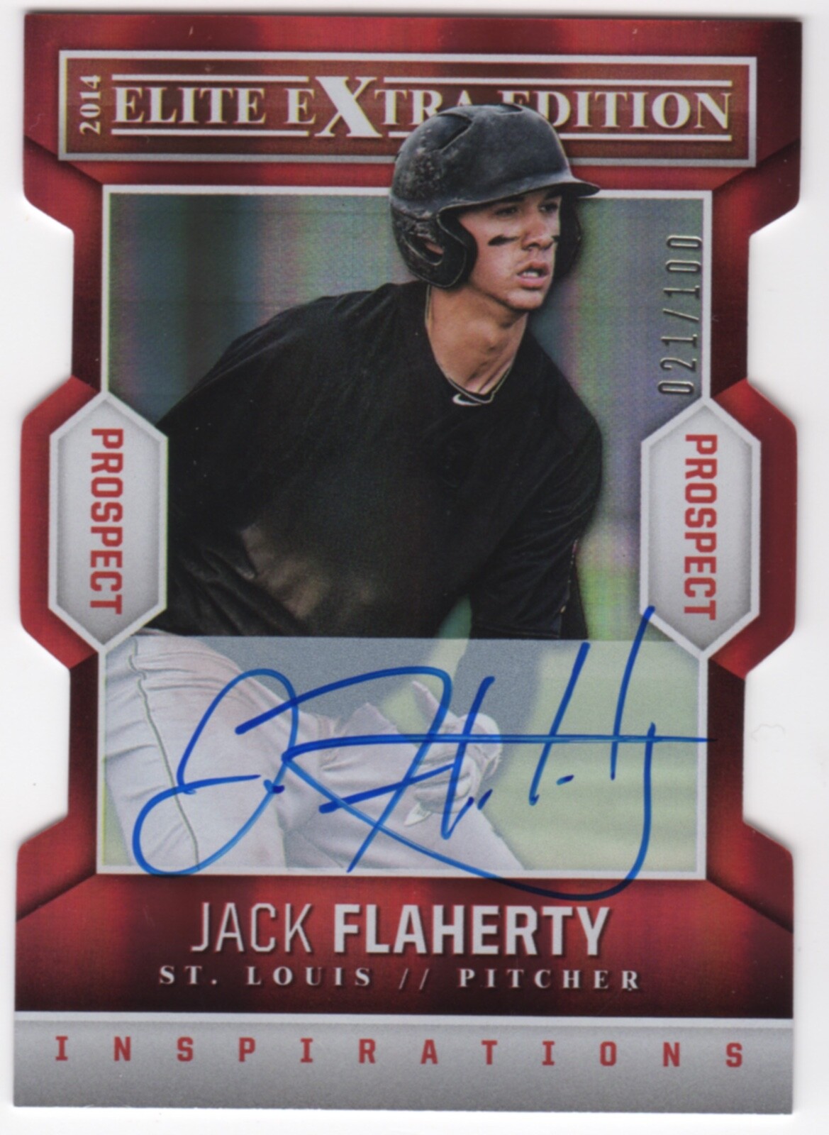 JACK FLAHERTY 2014 Elite Extra Tradition AUTOGRAPH ROOKIE #021/100 | eBay