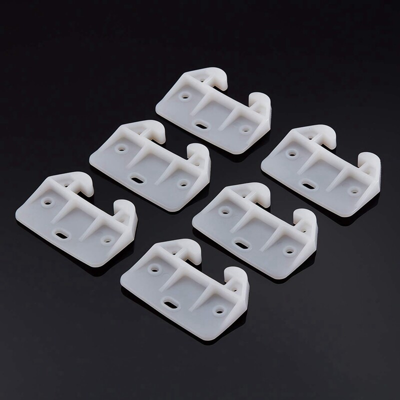 20Pcs Drawer Track Guides Plastic Drawer Guides Drawer Slides ...