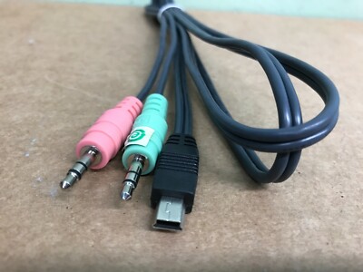 Mini usb to speaker and mic cable 3 ft, new | eBay