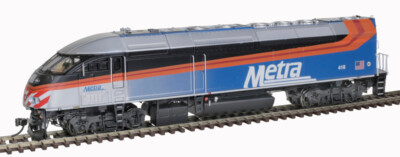 Atlas HO MPI MP36PH-3C Chicago Metra METX #418 DCC/SND LED 10004159 | eBay