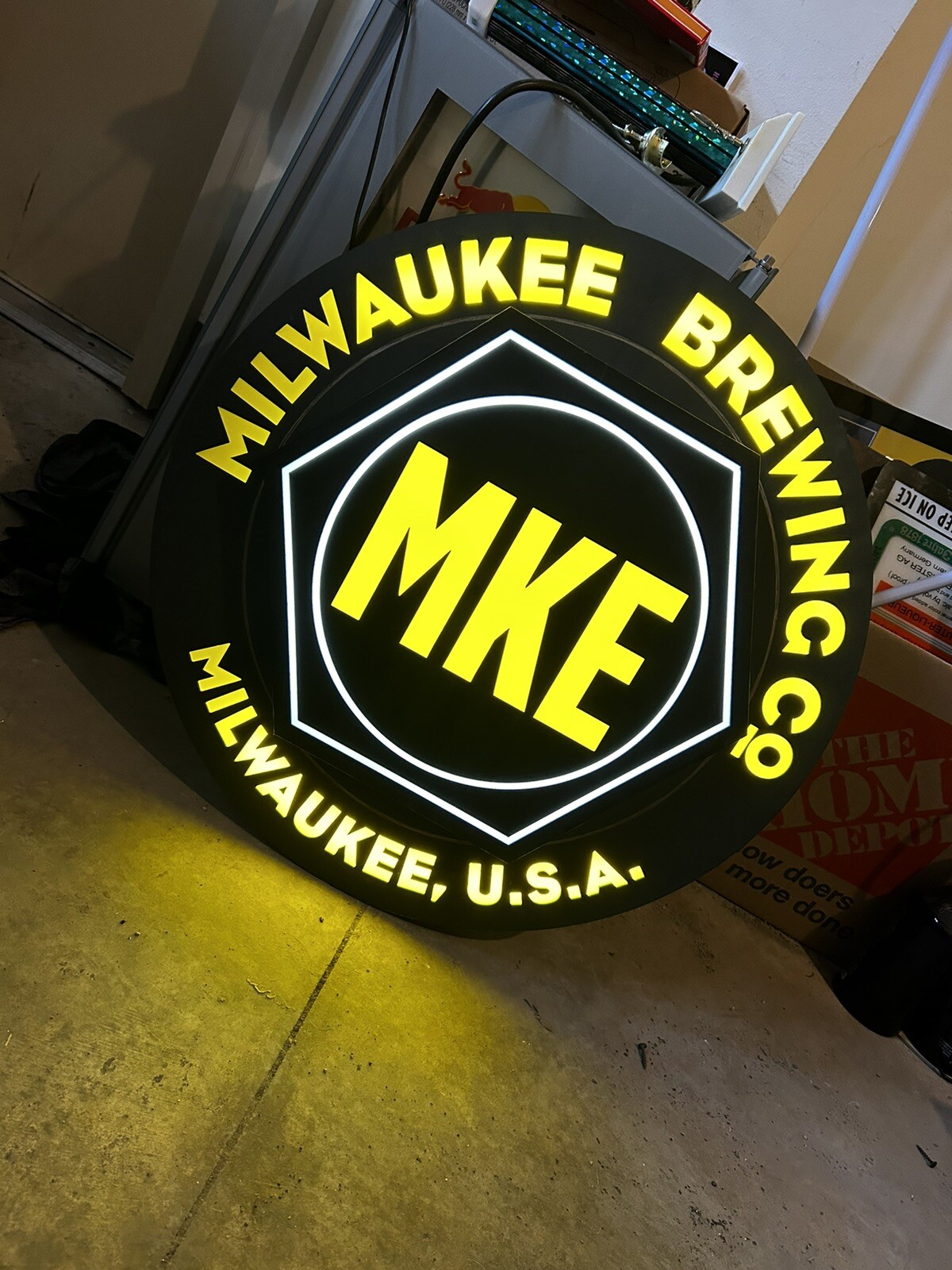 Milwaukee Brewing Company Wall Light Up Sign | eBay