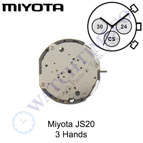 Genuine Miyota JS20 Movement Japan 3 Hands | eBay