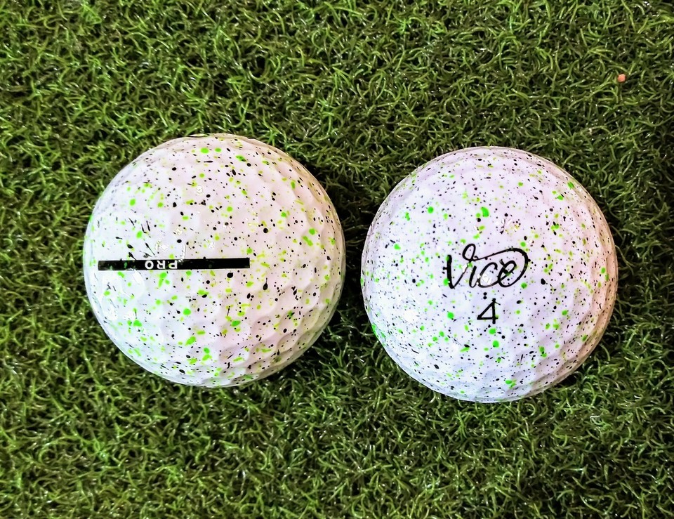 36 Vice Pro /Pro Soft Drip Red, Lime, Red & Blue Golf Balls LIMITED 5A ...