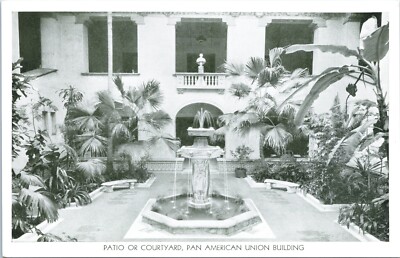 Postcard Washington D.C. - Pan American Union Building - Patio or ...