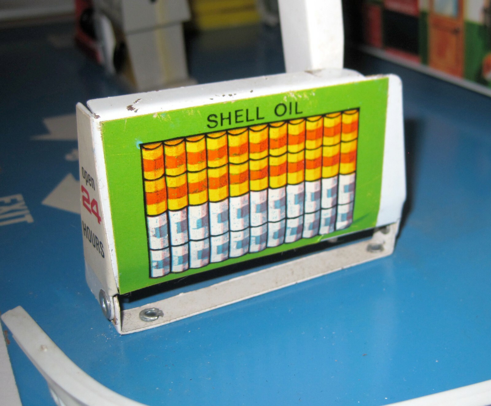 Vintage Miniature Toy SHELL SERVICE GASOLINE STATION | eBay