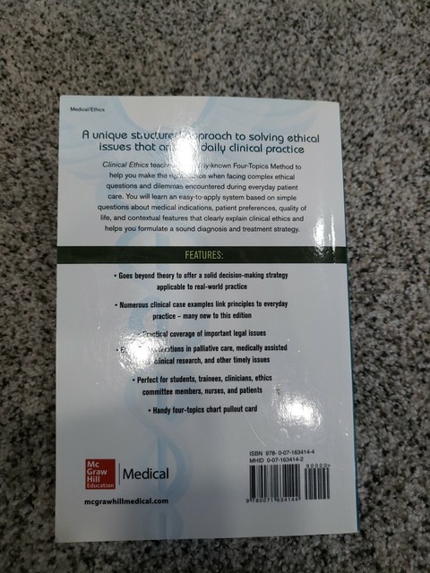 LANGE Clinical Science Ser.: Clinical Ethics : A Practical Approach to ...