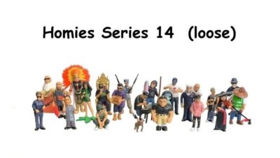 Homies series 14 complete set of 24 figures, great w/ 1:32 Brand new | eBay