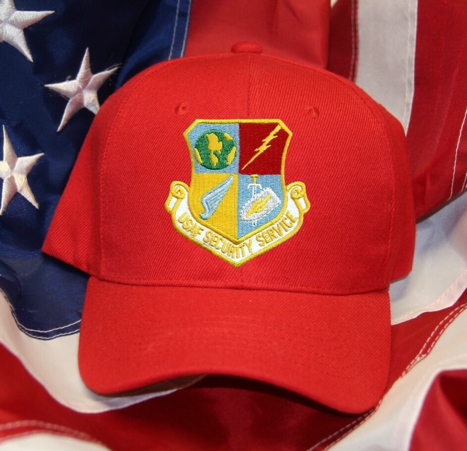 USAF SECURITY SERVICE HAT PATCH CAP US AIR FORCE VETERAN GIFT PIN UP ...