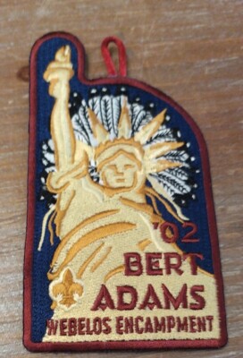 RARE 2002 Bert Adams Webelos Incampment Patch 2002 | eBay