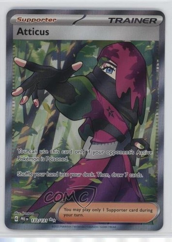 Atticus Ultra Rare Pokemon Prismatic Evolutions PRE #133 0d7t | eBay