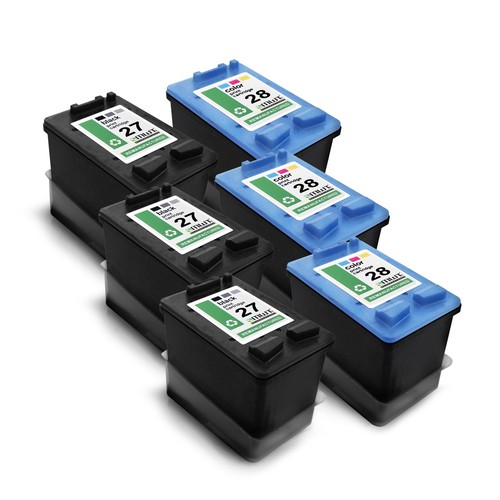 6x MWT Patrone 3+3 f r HP DeskJet 3840 3420 3744 3620 OfficeJet 4252 ...