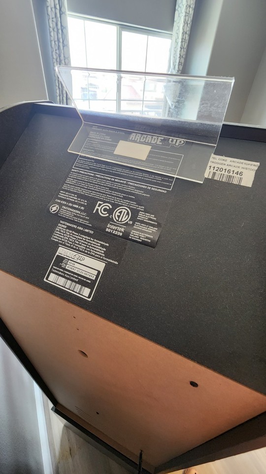 Rare Arcade1up Frogger 5-Foot Arcade Machine With 3 Built-In Games ...