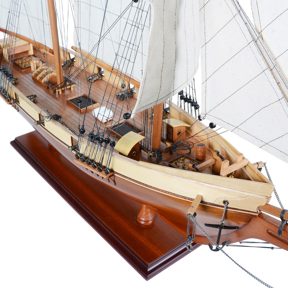 Harvey Ship Model 35L Handmade Wooden Fully Assembled Home Decor | eBay