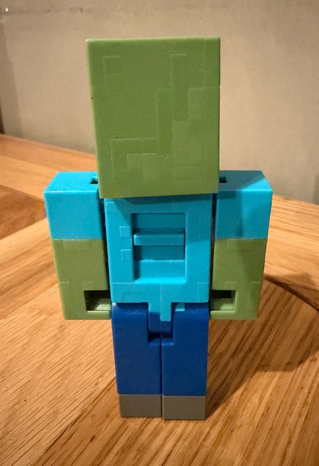 Minecraft Tundra Tower Zombie Villager figure | eBay UK