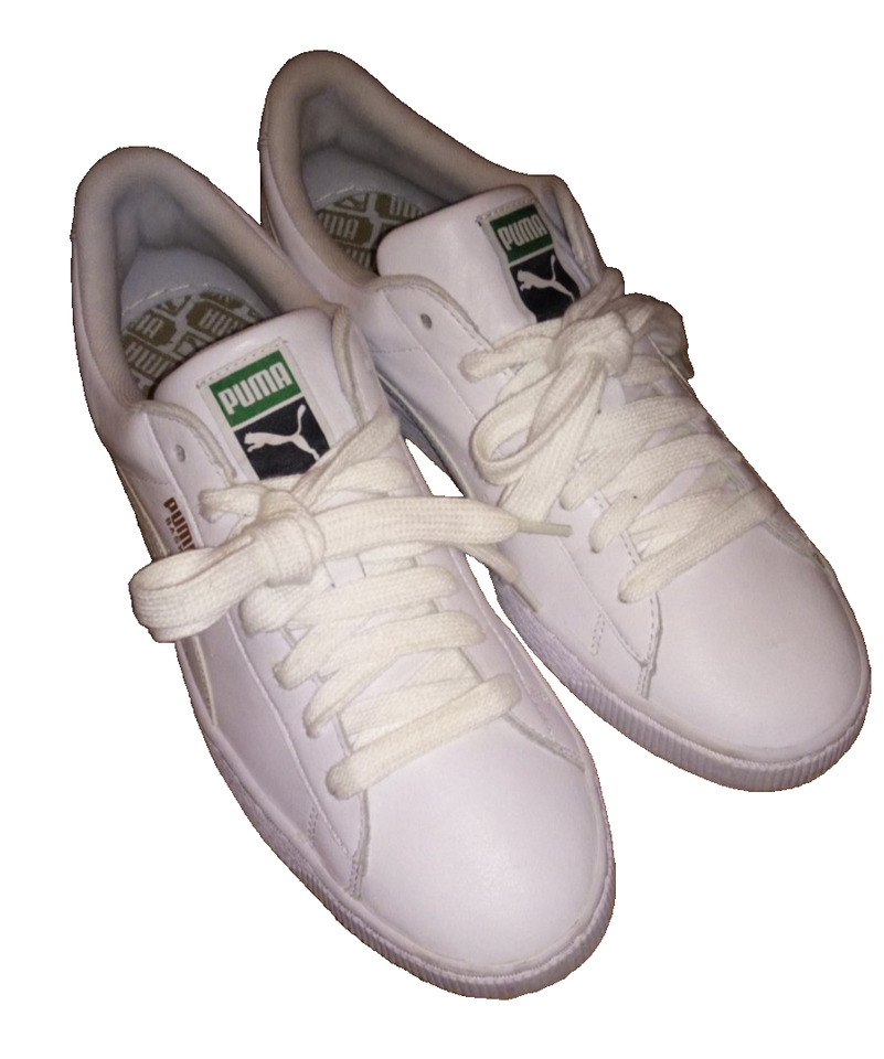 PUMA LOGO CLASSIC WHITE MENS SNEAKERS TRAINERS SIZE 11UK | eBay